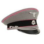 Buy German Waffen SS Officer Visor Cap without Insignia - Stone Grey ...