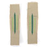 Bevo Litzen Collar Tabs - Coastal Artillery - Epic Militaria