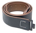 German EM Heer/Soldier Black Leather Belt - Epic Militaria