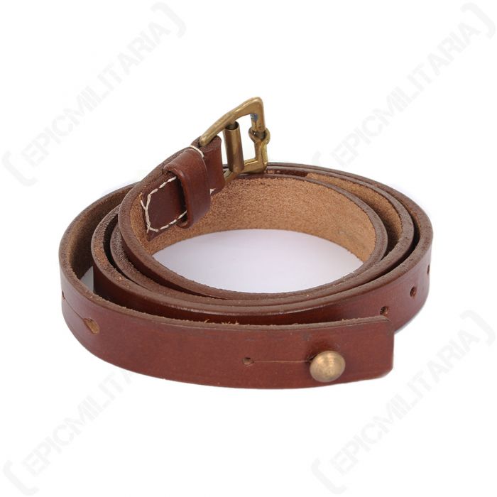 Italian Carcano Rifle Leather Sling - Epic Militaria