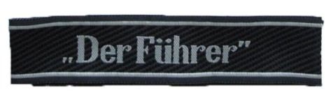 German SS Der Fuhrer BEVO Cuff Title - Epic Militaria