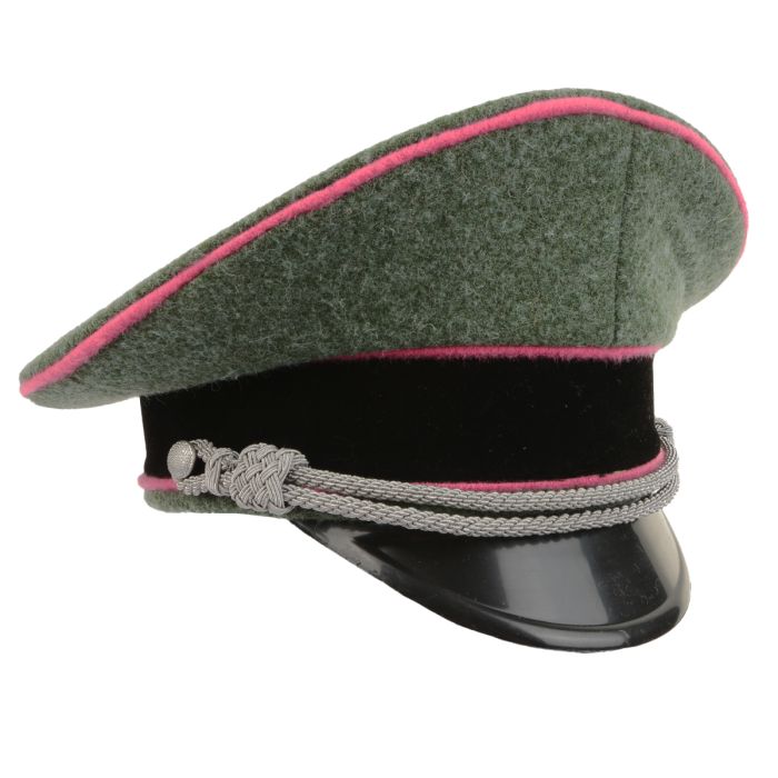 Buy German Waffen SS Officer Visor Cap without Insignia - Field Grey ...