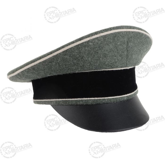 German Waffen EM/NCO Visor Cap without Insignia - Epic Militaria