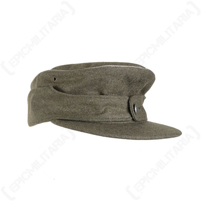 WW2 German Single Button M43 Officers Cap by Erel - Epic Militaria