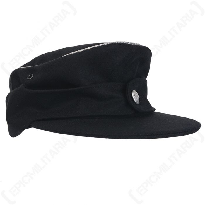 WW2 German Single Button M43 Panzer Officer Cap by Erel - Epic Militaria