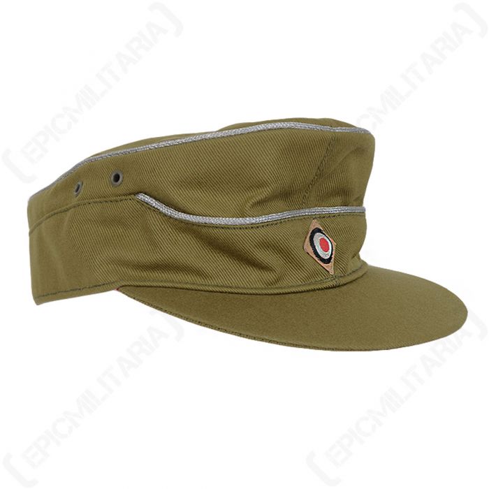 German WW2 DAK Officers Cap with Cockade by Erel - Epic Militaria