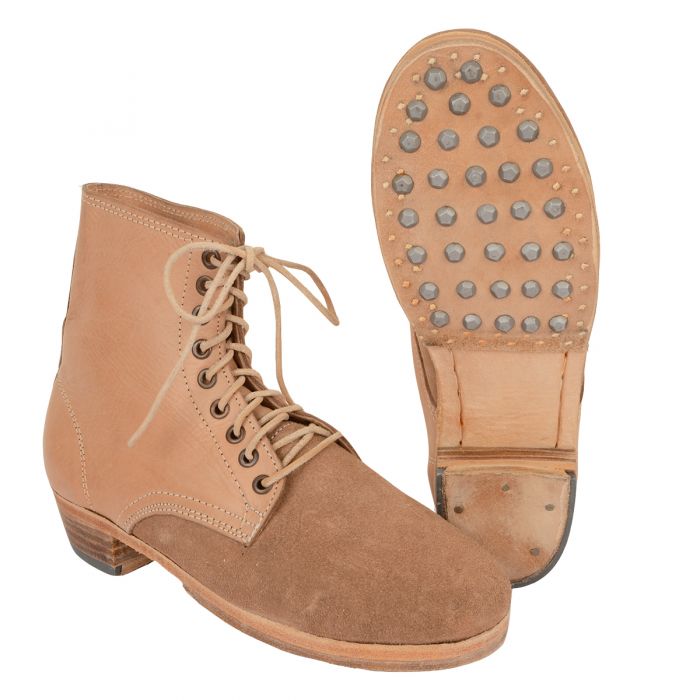 WW2 German M43 Low Boots - Natural - Epic Militaria