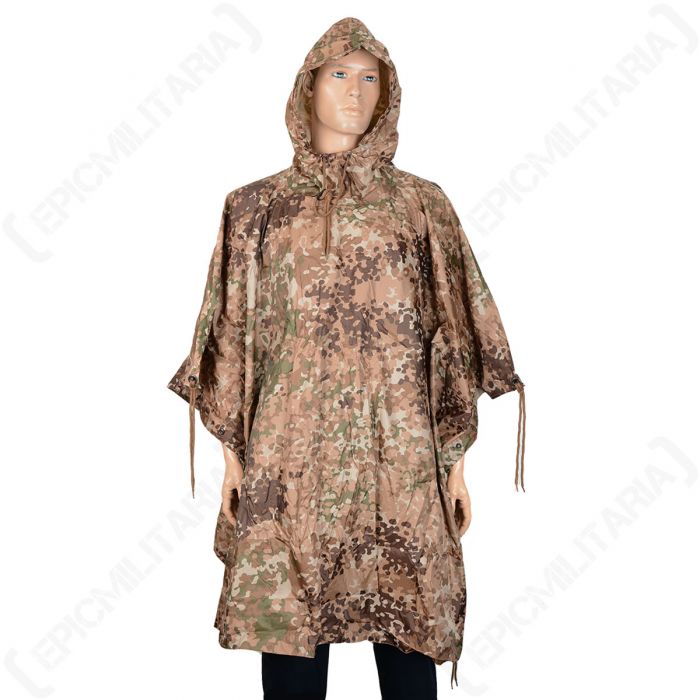 Arid Flecktarn Rip Stop Poncho - Epic Militaria