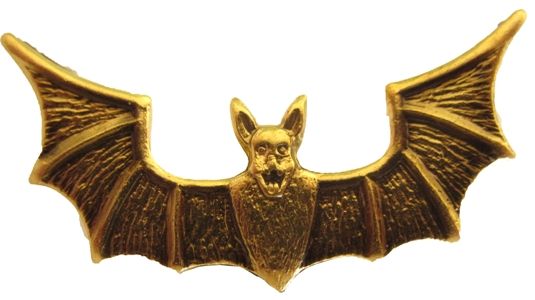 Russian Spetsnaz Bat Pin Badge - Brass Coloured - Epic Militaria