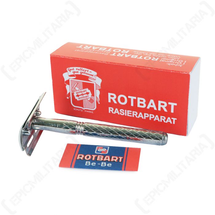 WW2 German Rotbart Razor & Box - Epic Militaria