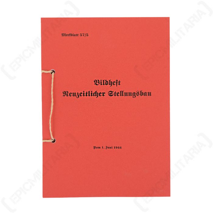 WW2 German Handbook on Field Constructions and Fortifications - Epic ...