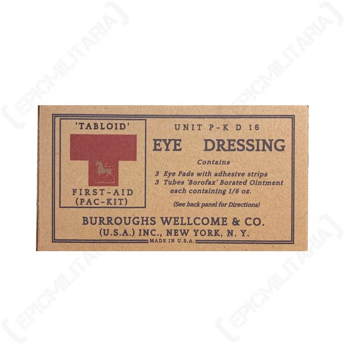 WW2 US Eye Dressing Box - Epic Militaria