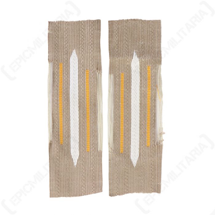 Bevo Litzen Collar Tabs - Coastal Artillery - Epic Militaria