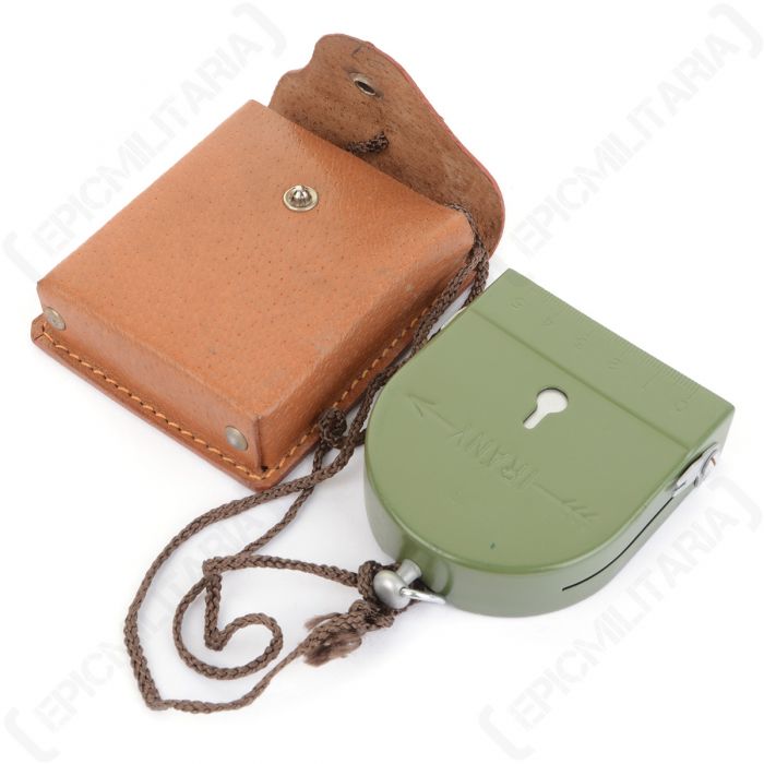 Original Hungarian Army Compass with Leather Pouch - Epic Militaria