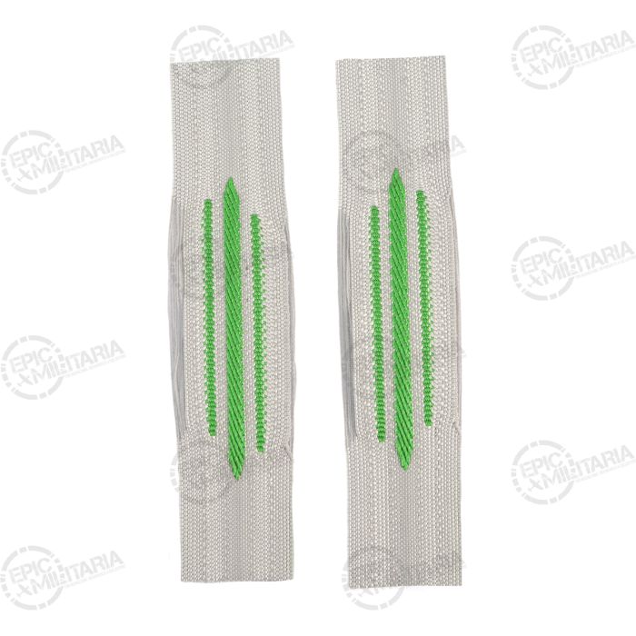 Polizei Bevo Litzen Collar Tab - Light Gren Piping - Epic Militaria