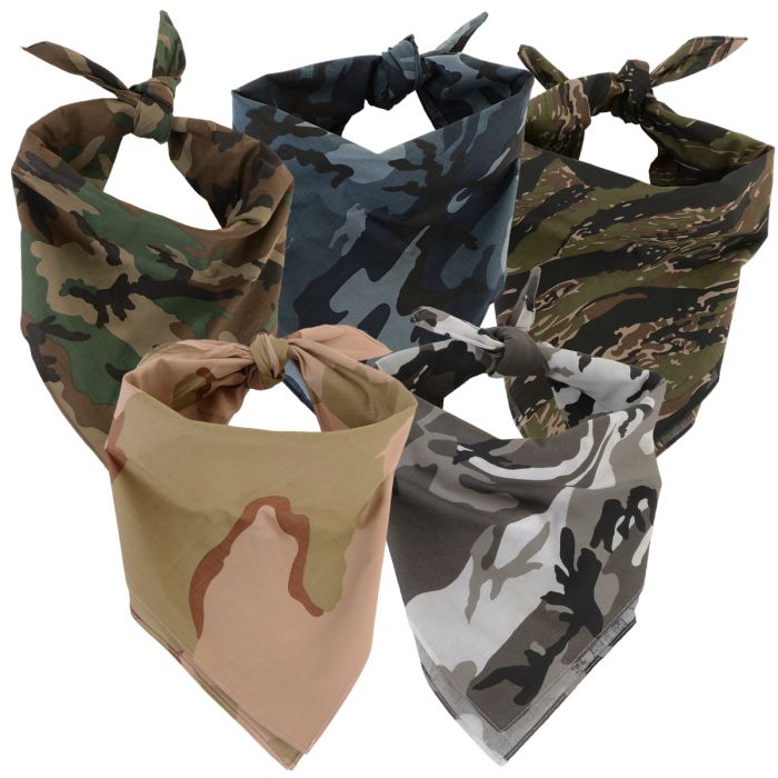 Rothco 27" x 27" Camouflage Bandana - Epic Militaria