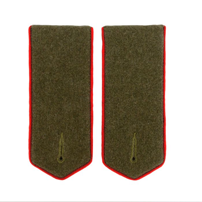 WW2 Russian Red Piped Shoulder Boards - Artillery - Epic Militaria