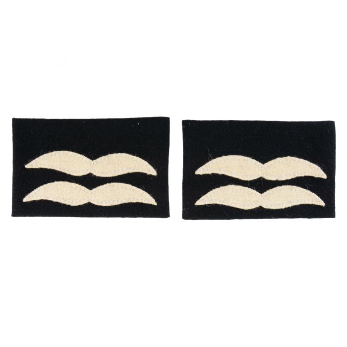 WW2 German Luftwaffe Sleeve Rank Pair - Unterfeldwebel - Epic Militaria