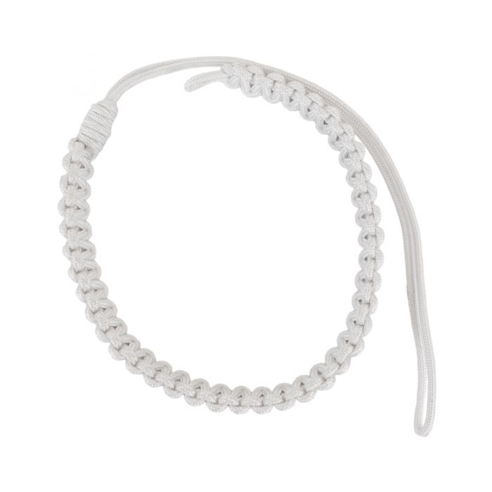 White Macrame 3-Ply Lanyard - Military RAF Army Navy - Epic Militaria