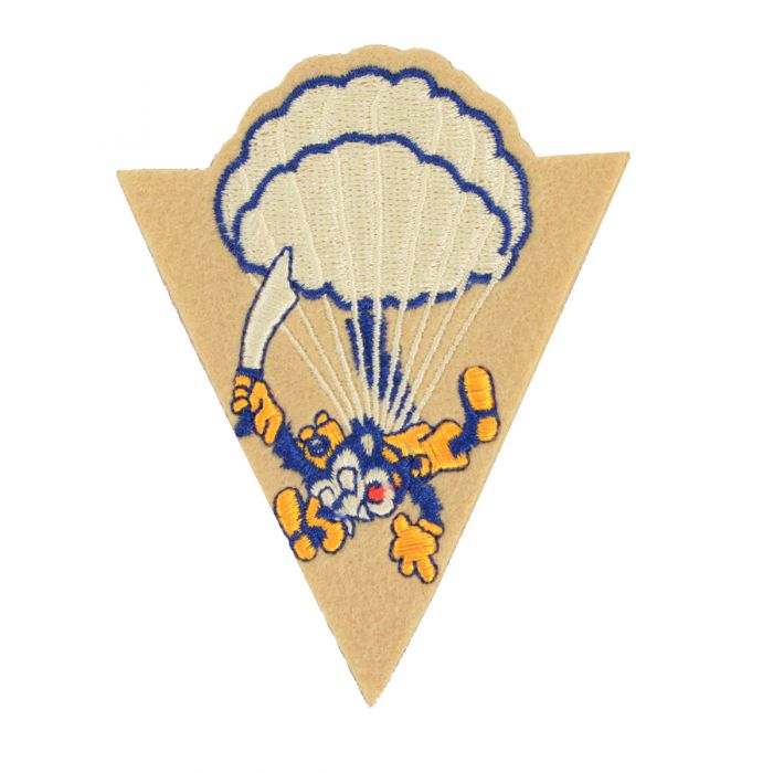 WW2 US 515th PIR Jumping Wolves Pocket Patch - Epic Militaria