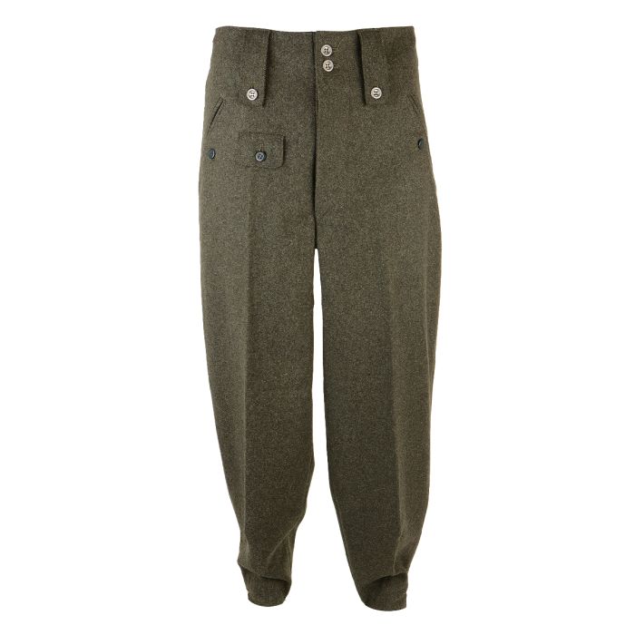 Buy WW2 German M43 Field Grey Wool Trousers - Premium - Epic Militaria