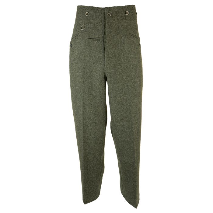 Buy WW2 German M40 Field Grey Wool Trousers with Ring - Premium - Epic ...