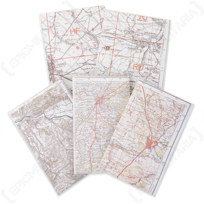 WW2 German Folded Map - Epic Militaria