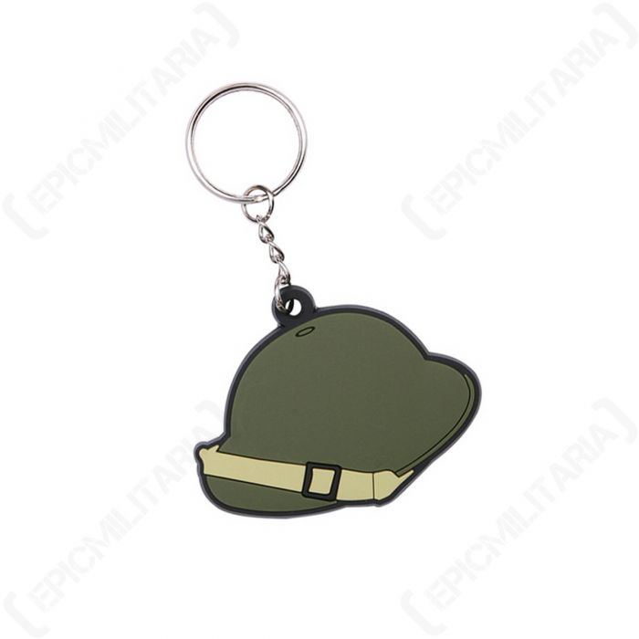 WW2 PVC 3D Keychain - Brodie Helmet - Epic Militaria