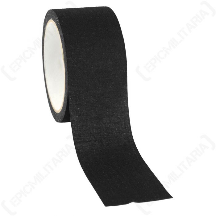 10m Adhesive Sniper Tape - Black - Epic Militaria