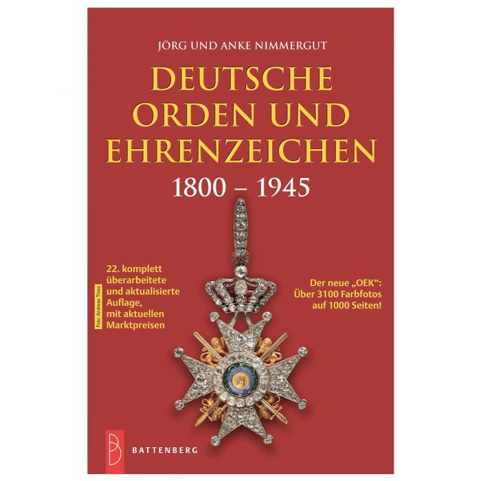 Book of German Orders and Medals 1800-1945 by Nimmergut - Epic Militaria