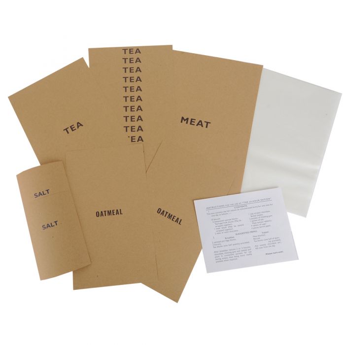 WW2 British 24 Hour Ration Box Food Wrappers - Epic Militaria