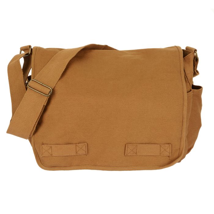 Rothco Classic Canvas Messenger Bag - Coyote Brown - Epic Militaria