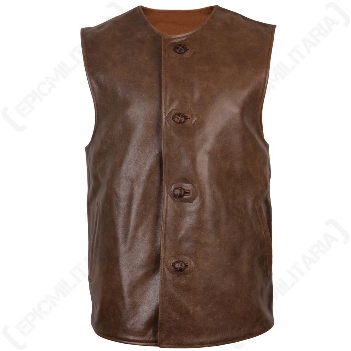 British Leather Jerkin - Epic Militaria