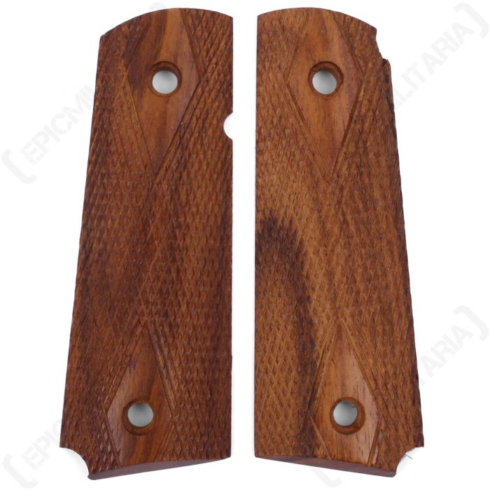 Colt M1911 Wooden Pistol Grips - Epic Militaria