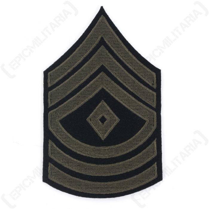 First Sergeant Stripes Olive - Epic Militaria