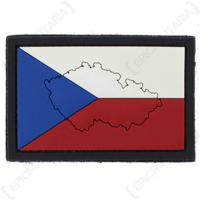PVC Czech Republic Flag Patch - Epic Militaria