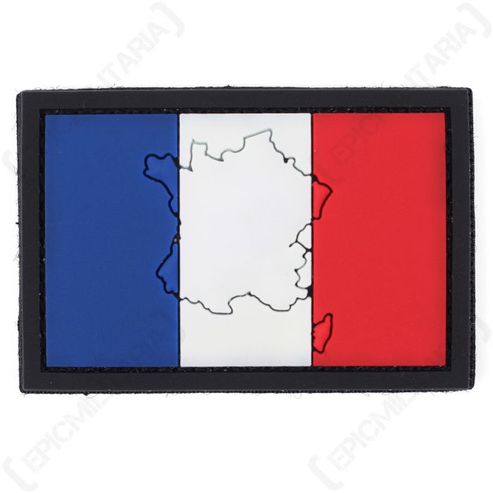PVC France Flag Patch - Epic Militaria