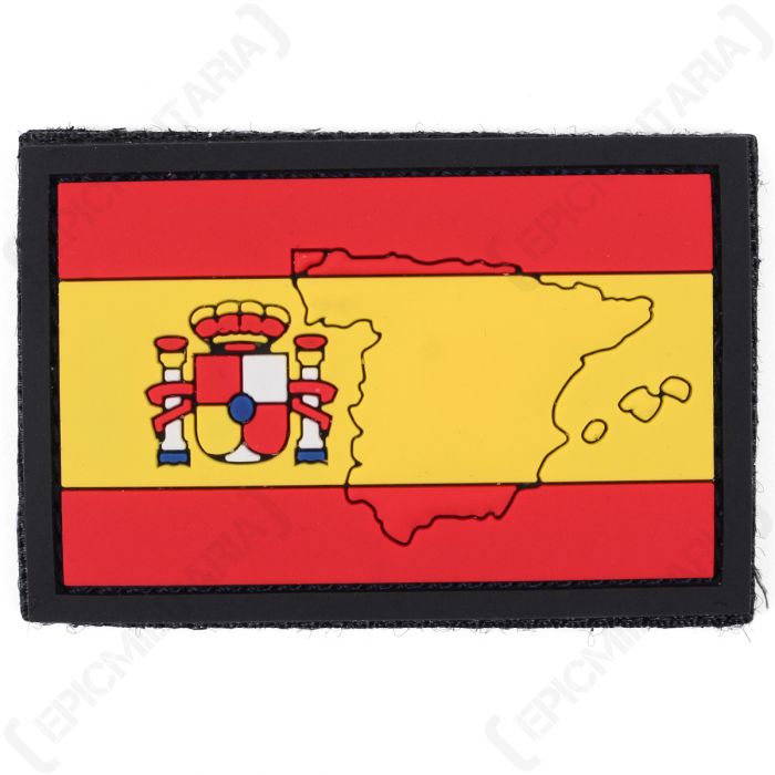 PVC Spain Flag Patch - Epic Militaria