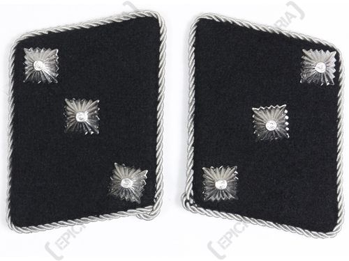 WW2 German Volkssturm Kompanieführer Collar tabs - Epic Militaria