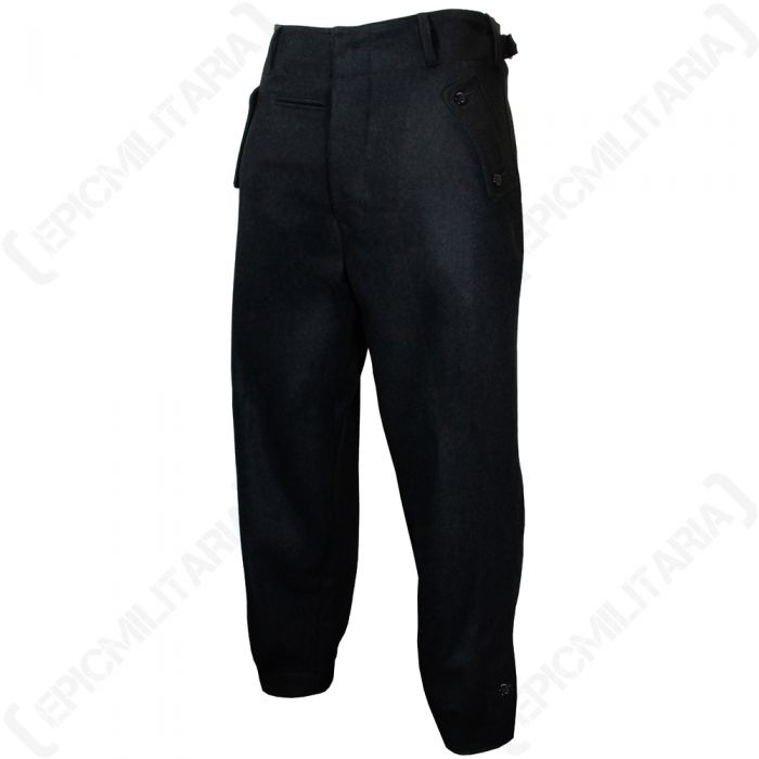 SS Black Panzer Trousers - Epic Militaria