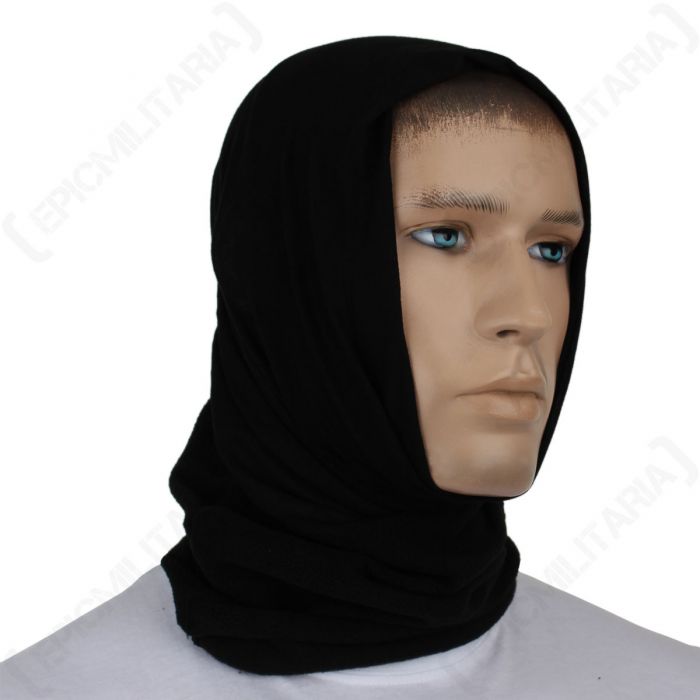 Fleece Multi Function Headgear - Black - Epic Militaria