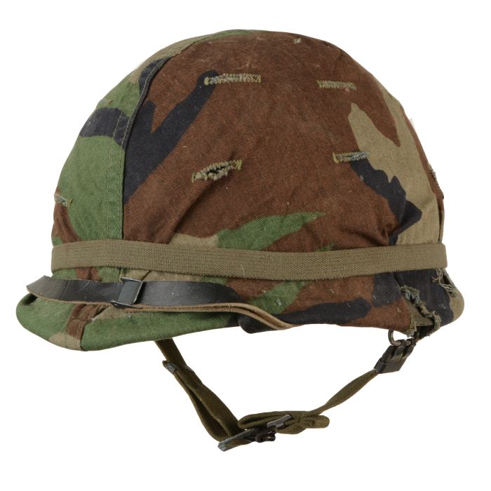 Original M1 Helmet with Plastic Liner and Cover - Epic Militaria