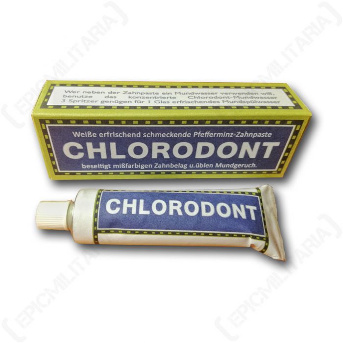 WW2 German Chlorodont Toothpaste Box with Tube - Epic Militaria