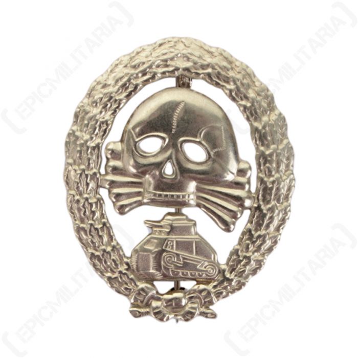 WW2 German Legion Condor Tank Badge - Silver - Epic Militaria