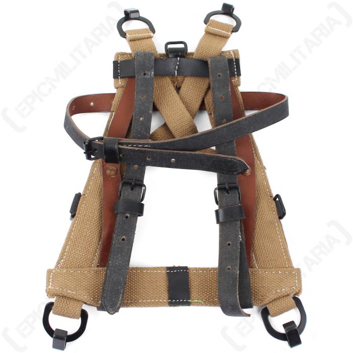 WW2 German A-Frame with Leather Straps - Epic Militaria