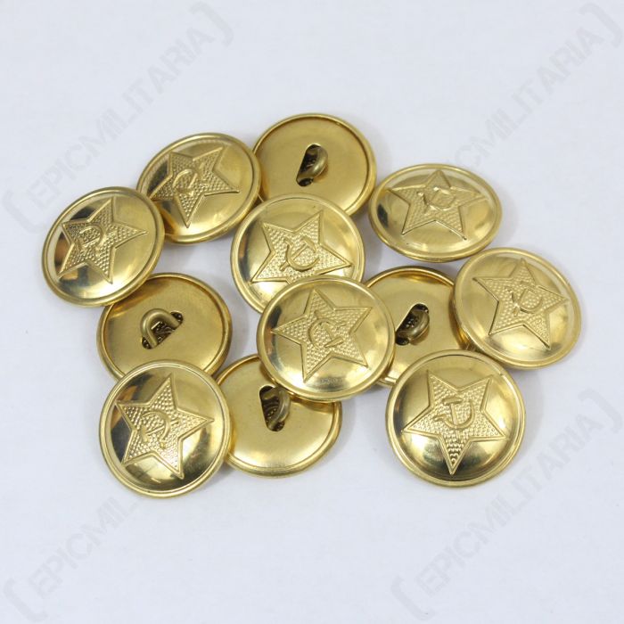 WW2 Russian Red Army Buttons - Epic Militaria