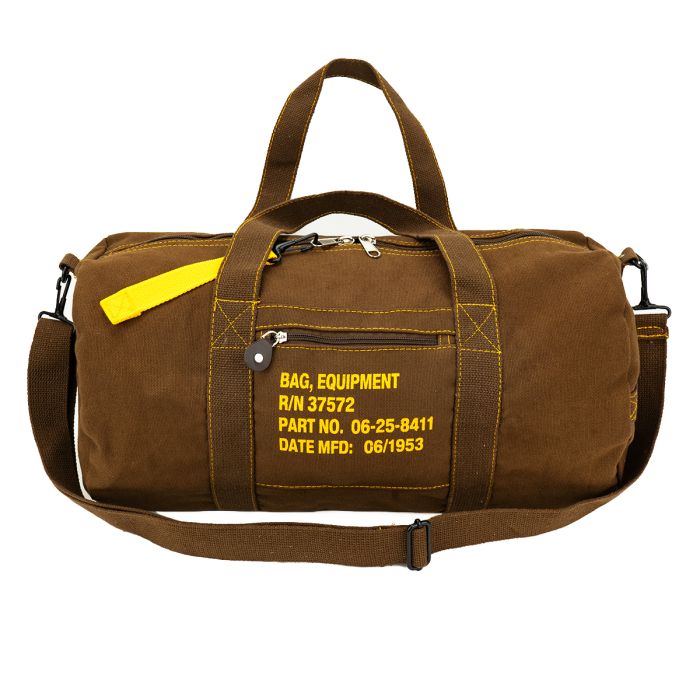 Buy Rothco 19" Paratrooper Style Canvas Equipment Bag - Brown - Epic ...