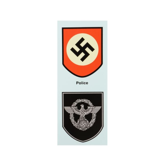 Ww2 German Helmet Decals WWII German Afrikakorps Shield Helmet