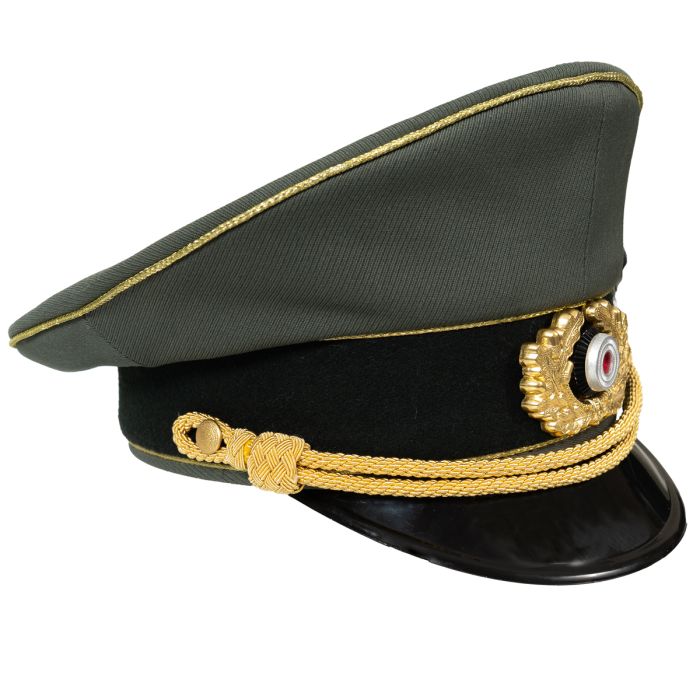 WW2 German Heer General Gabardine Visor Cap - Wreath Only - Epic Militaria