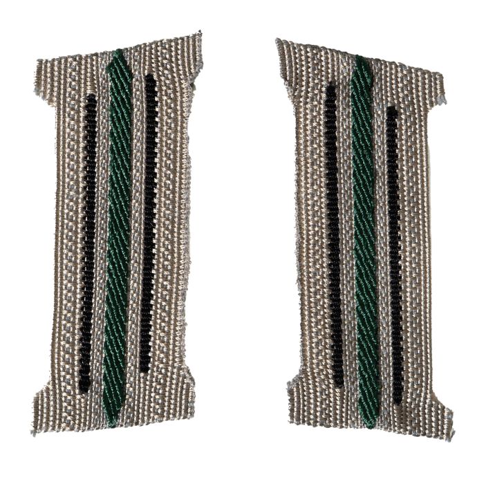 WW2 German Pre-Made Bevo Litzen Collar Tabs - Pioneers - Epic Militaria